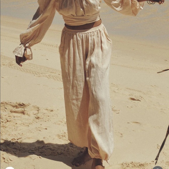 Spell | Pants & Jumpsuits | Spell Mae Linen Pants L | Poshmark
